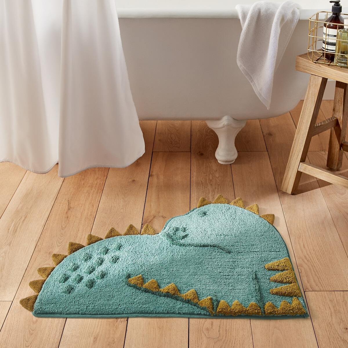 Gaston Dinosaur 100% Recycled Cotton Child's Bath Mat by La Redoute ...
