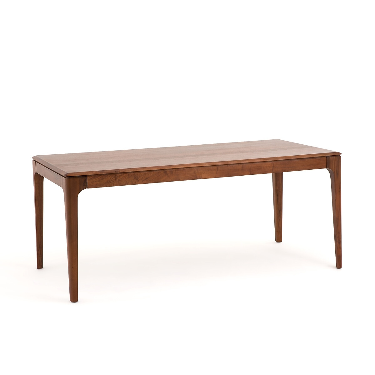 Sanara Solid Walnut Extendable Dining Table (Seats 8-12) by La Redoute ...