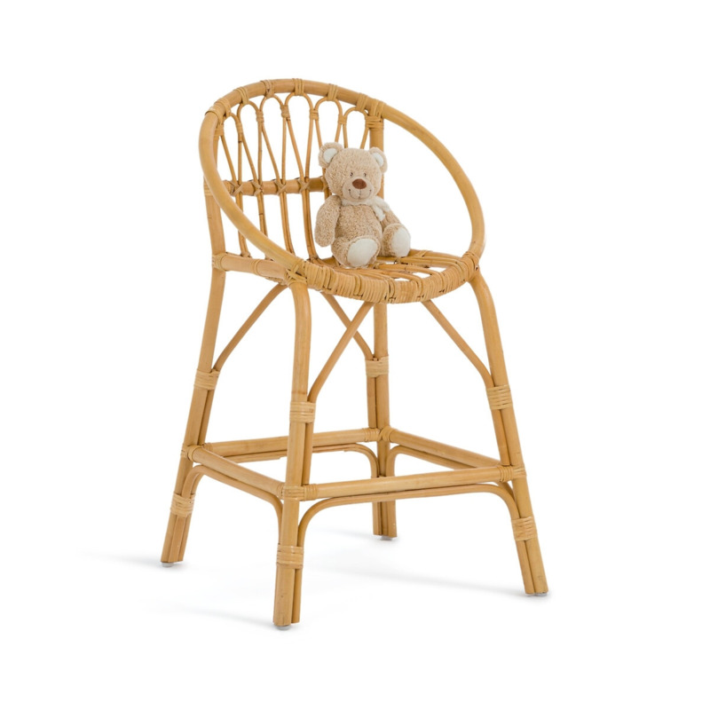 Malu Child's Rattan High Chair by La Redoute | ufurnish.com