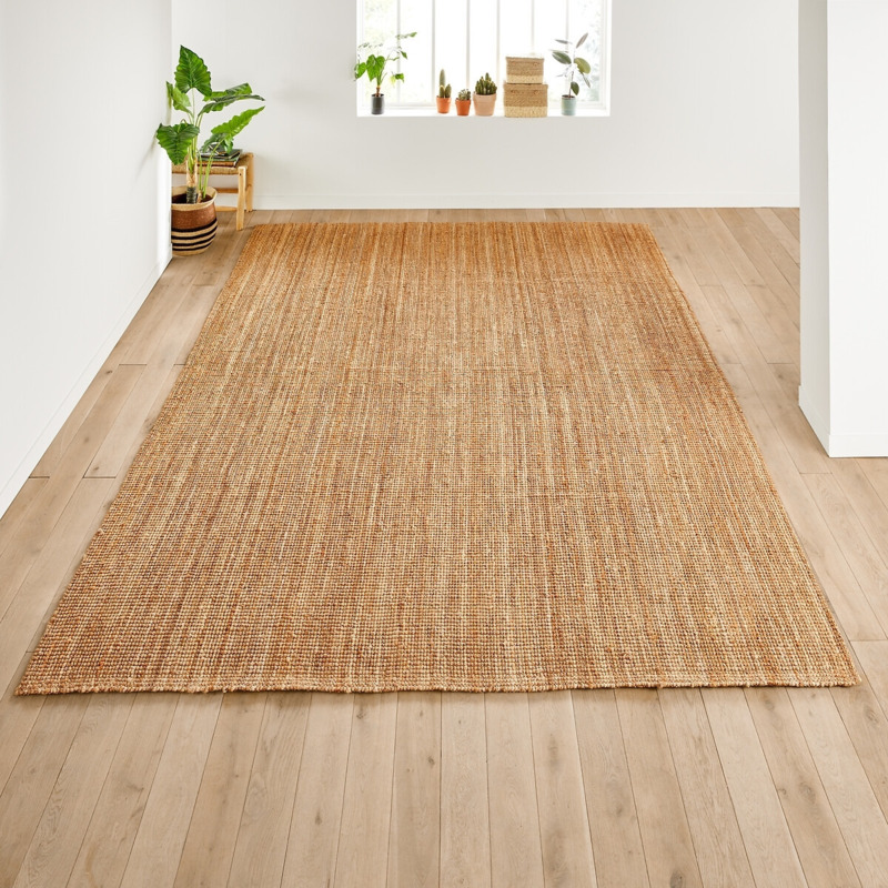 Aftas Square Jute Rug by La Redoute | ufurnish.com