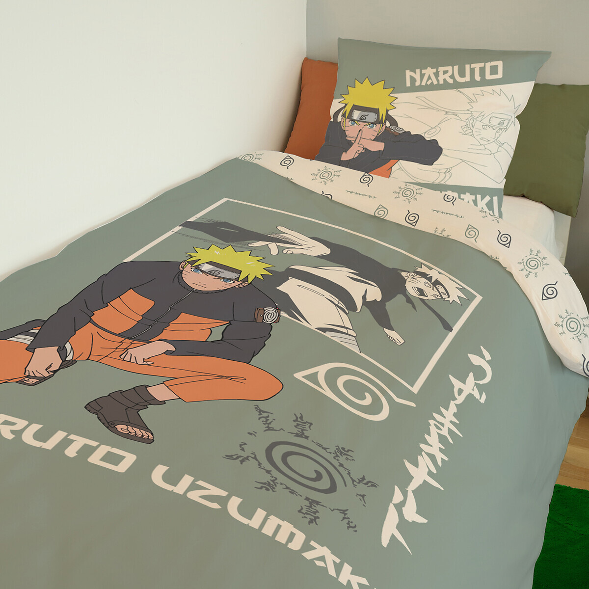 Naruto Uzumaki 100% Cotton Bed Set by La Redoute | ufurnish.com