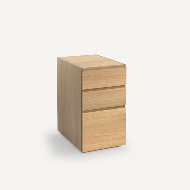 Working Oak Veneer 3-Drawer Unit by La Redoute | ufurnish.com