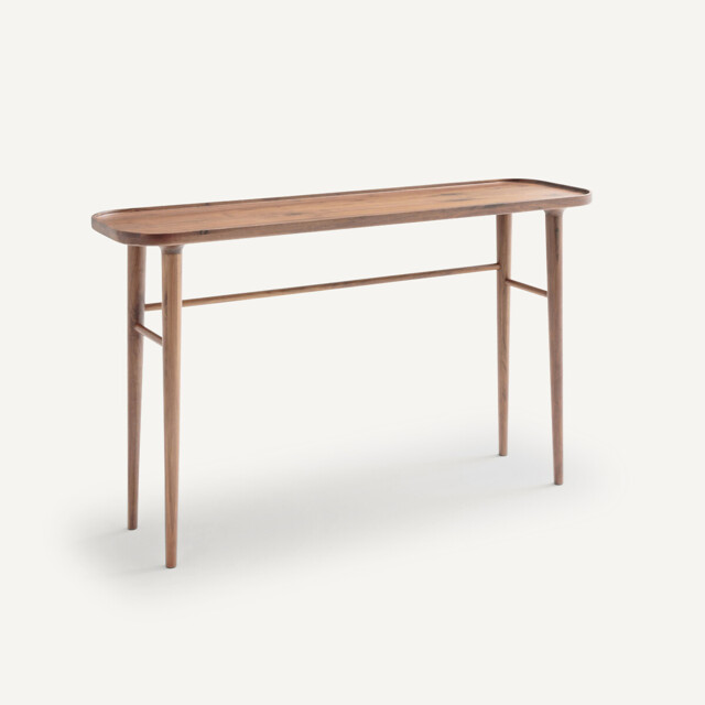 Magosia Solid Walnut Console Table by La Redoute | ufurnish.com