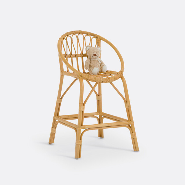 Malu Child's Rattan High Chair by La Redoute | ufurnish.com