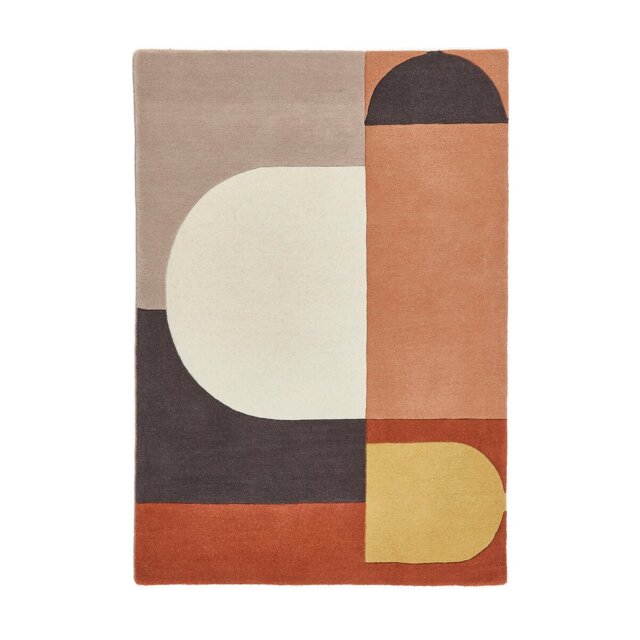 Graphic Shapes Colour Block Rug by La Redoute | ufurnish.com