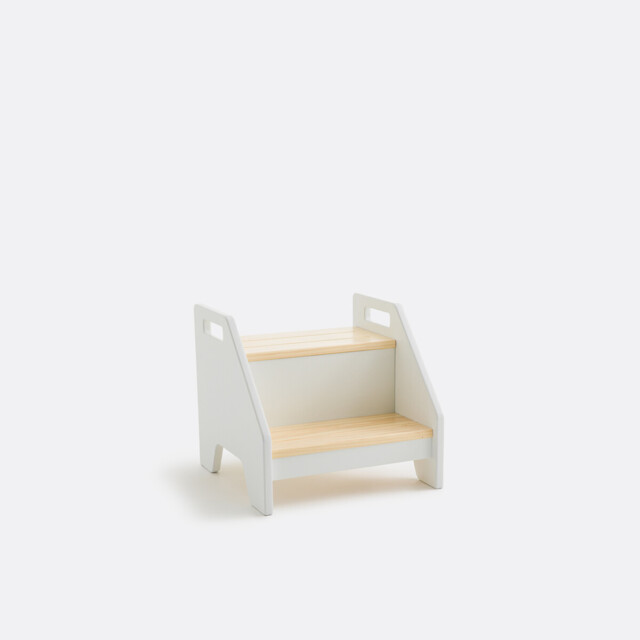 Adil Painted Pine Child's Step Stool by La Redoute | ufurnish.com