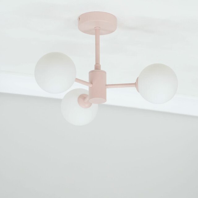 Marion 3-Light Semi-Flush Ceiling Light by La Redoute | ufurnish.com