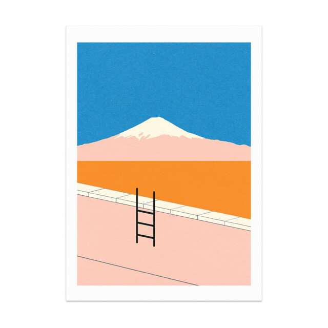 Fuji pool by Rosi Feist Print by La Redoute | ufurnish.com