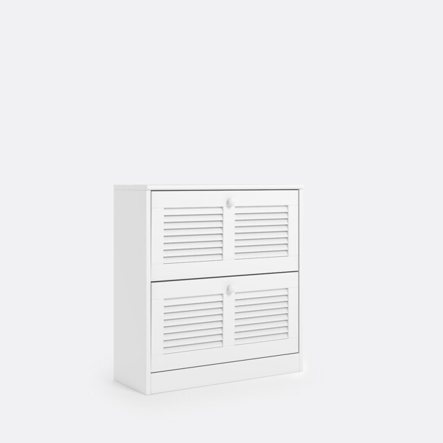 Mayor Shoe Cabinet with 2 Pull-Down Doors by La Redoute | ufurnish.com