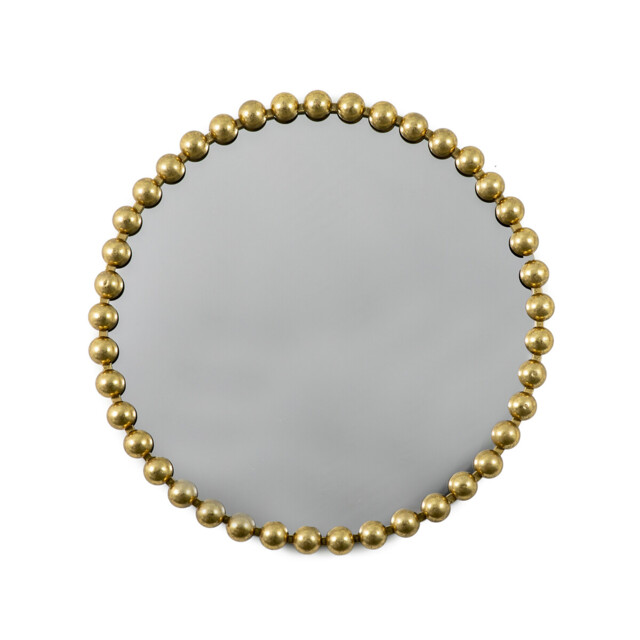 80cm Gold Round Bobble Mirror by La Redoute | ufurnish.com