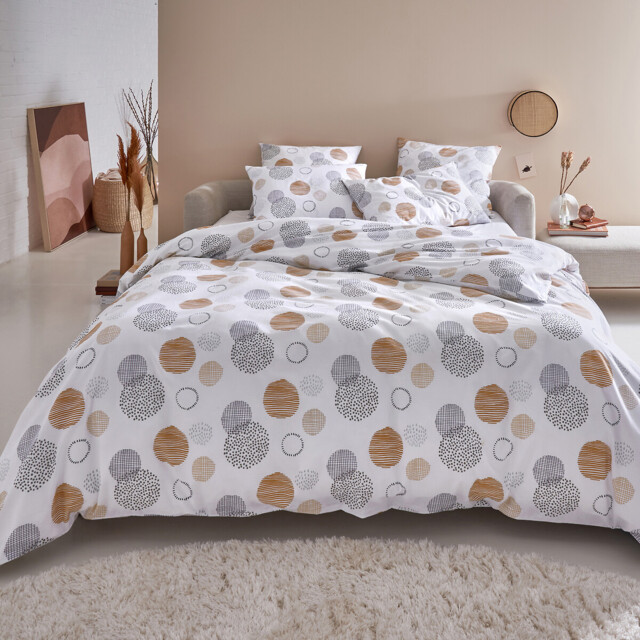 Fira Spotted 100% Cotton Duvet Cover by La Redoute | ufurnish.com