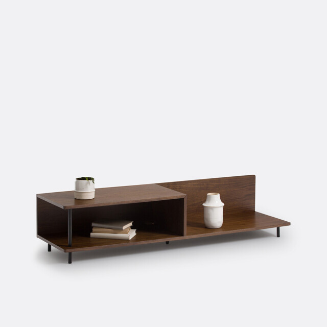 Zentar Walnut Veneer TV Unit by La Redoute | ufurnish.com