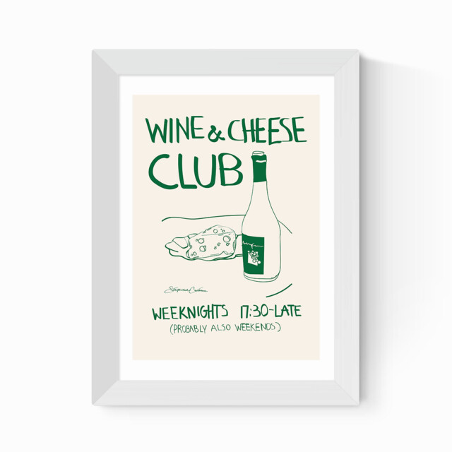 Wine Cheese by Stephie Cardona by La Redoute | ufurnish.com