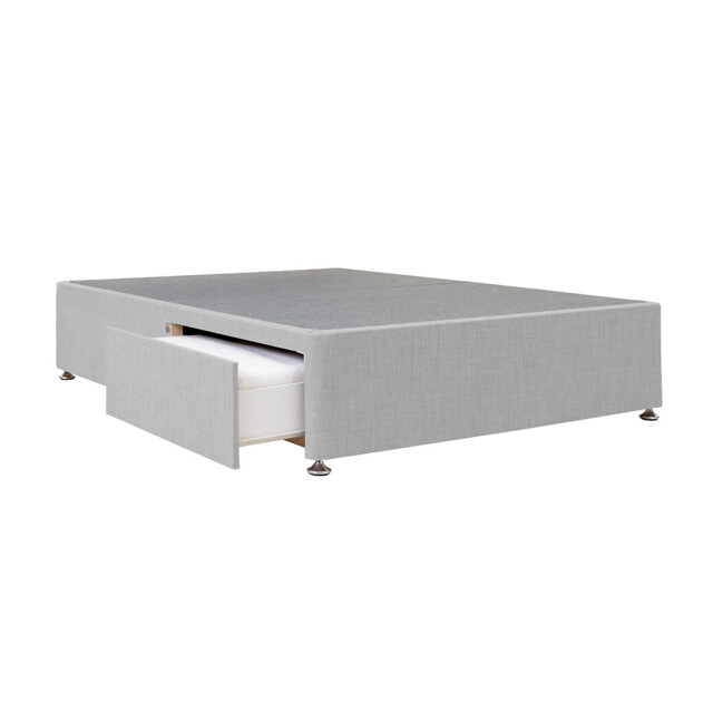 Universal Linen Look 2 Drawer Upholstered Divan Base by La Redoute ...