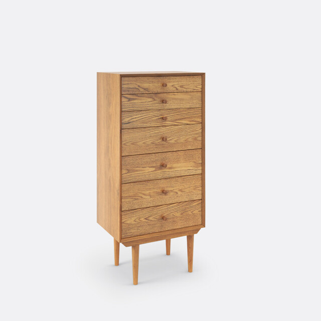 Quilda Vintage 7-Drawer Tallboy by La Redoute | ufurnish.com