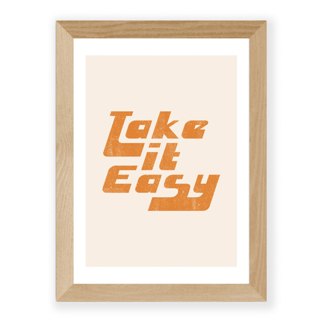 Take It Easy by Sundry Society Print by La Redoute | ufurnish.com