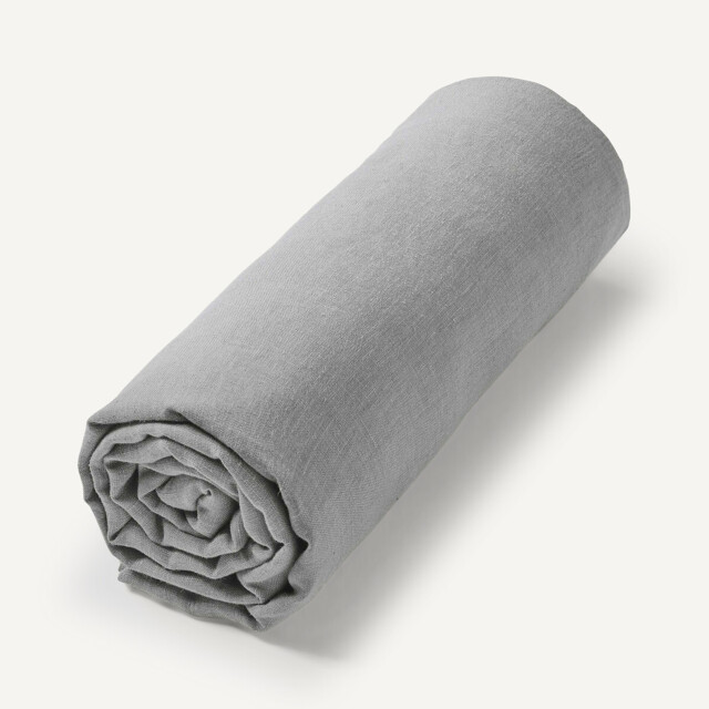 Helm Washed Hemp Fitted Sheet by La Redoute | ufurnish.com