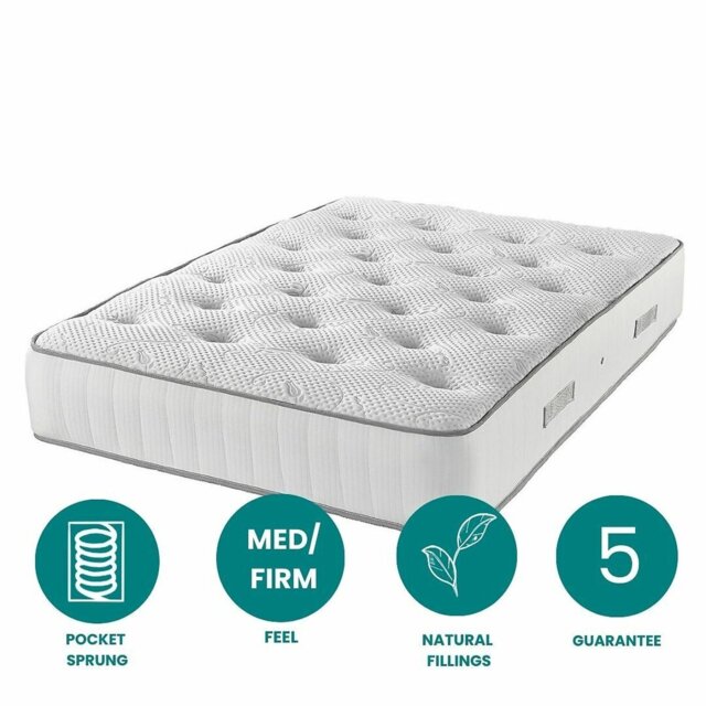 Natural Cashmere 1000 Pocket Mattress by La Redoute | ufurnish.com