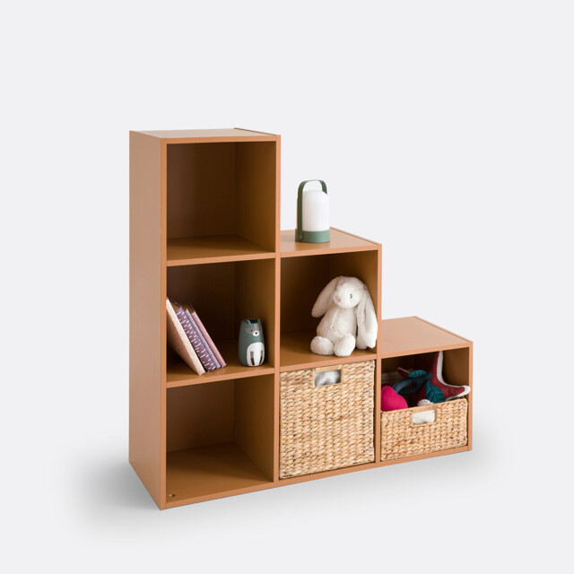 Diny 6-Compartment Stepped Storage Unit by La Redoute | ufurnish.com