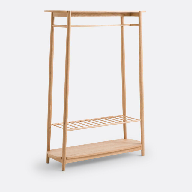 Jucca Oak & Oak Veneer Hanging Rail by La Redoute | ufurnish.com