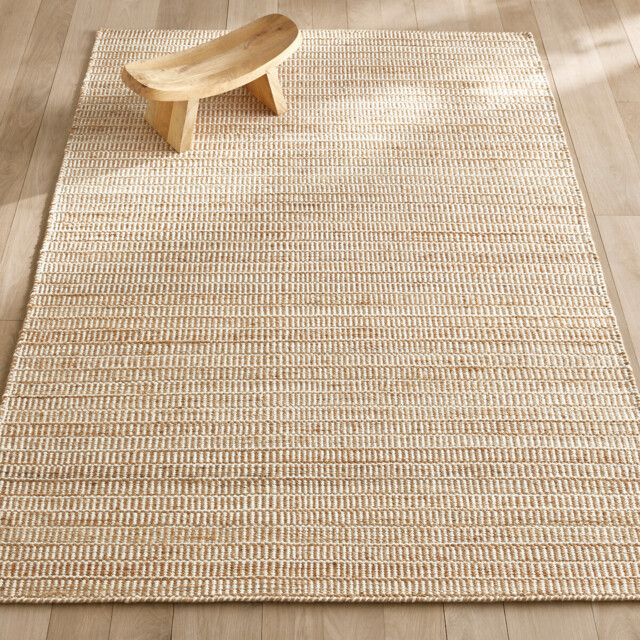 Ruleto Hand Woven Jute & Wool Rug by La Redoute | ufurnish.com