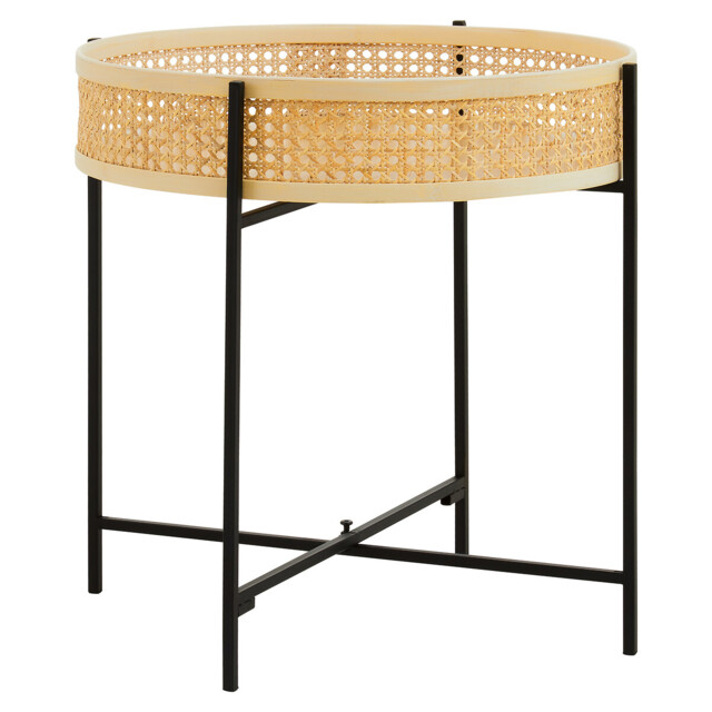 Calla Round Rattan Side Table by La Redoute | ufurnish.com