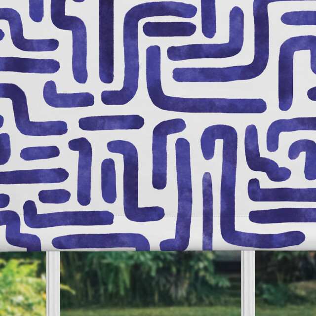 Abstract Grid Blackout Roller Blind Made to Order by La Redoute ...