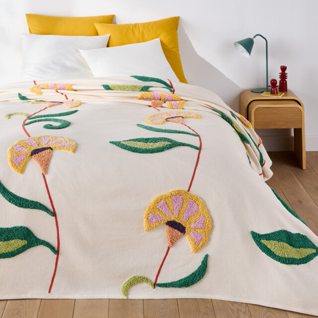 Palema Tufted Cotton Bedspread by La Redoute | ufurnish.com