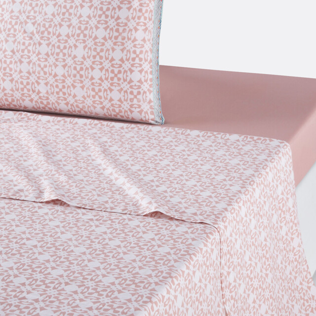 Yucatan Cotton Flat Sheet by La Redoute | ufurnish.com
