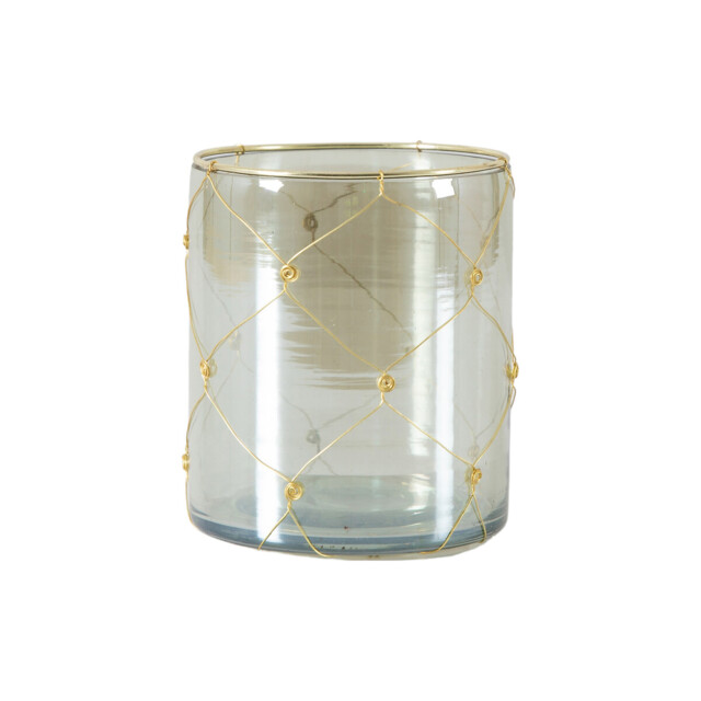 Pack of 2 10cm Hilda Glass Tealight Holders by La Redoute | ufurnish.com
