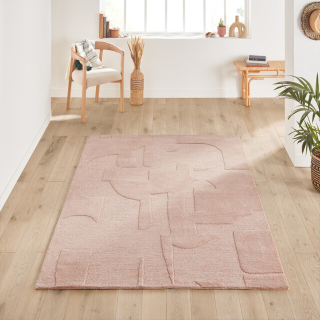 Capille Textured 100% Wool Rug by La Redoute | ufurnish.com
