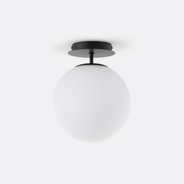 Atea Opaline Glass & Metal Ceiling Light by La Redoute | ufurnish.com