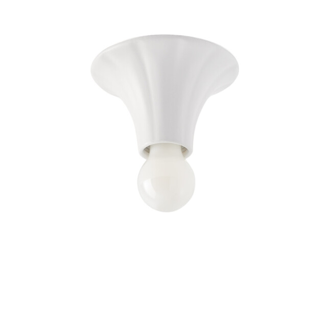 Granny Fluted Ceramic Ceiling Light by La Redoute | uFurnish.com