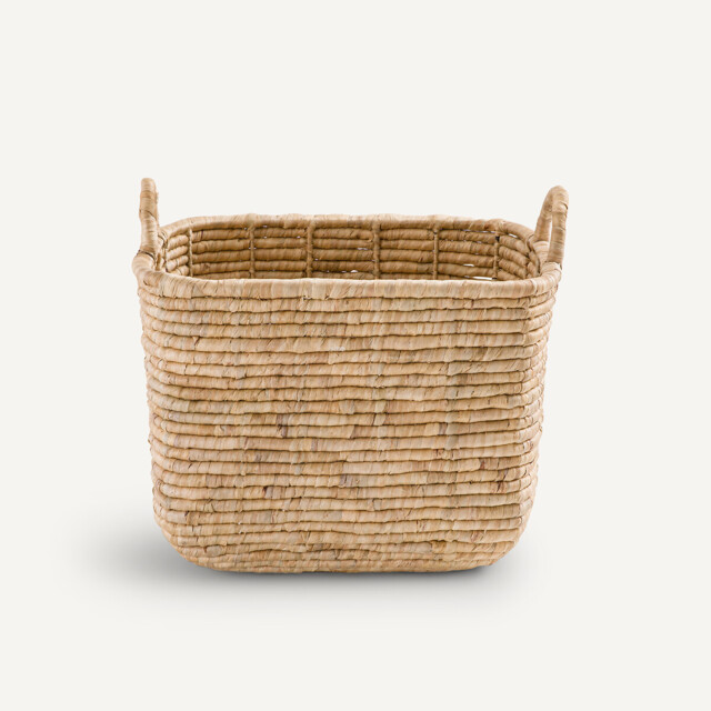 Kunda Rectangular Woven Reed Basket by La Redoute | uFurnish.com