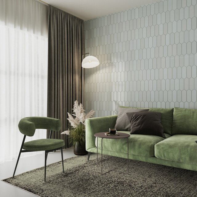 Premium Textured Contemporary Border Rug by La Redoute | ufurnish.com
