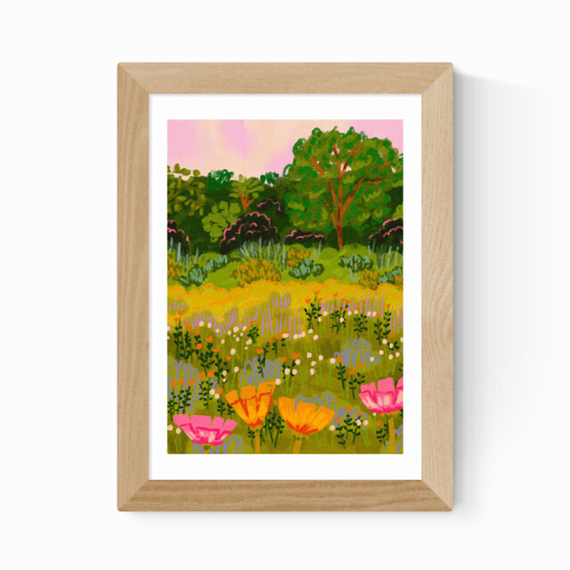 Poppies Garden by Kartika Paramita by La Redoute | ufurnish.com