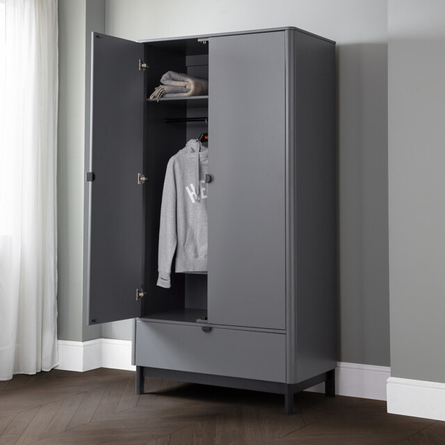 Alexis 2 Door Wardrobe with Drawer by La Redoute | ufurnish.com