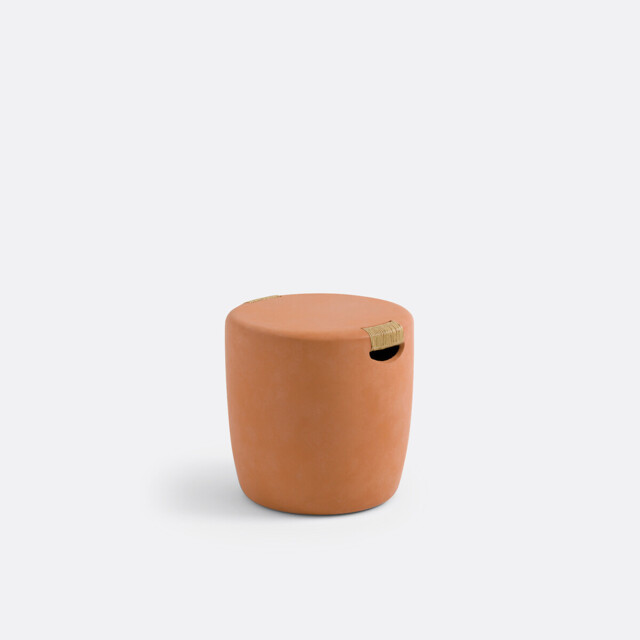 Tecora Cement Side Table by La Redoute | ufurnish.com