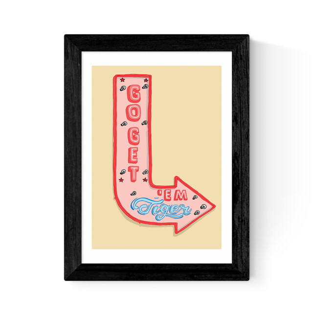 Go Get Em' Tiger Print by La Redoute | ufurnish.com