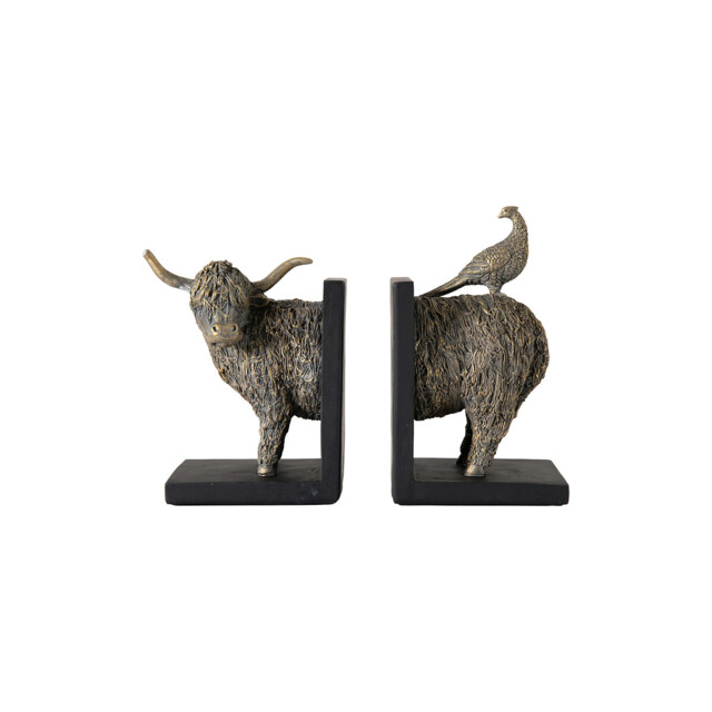 Set of 2 Country Cow Bookends by La Redoute | ufurnish.com