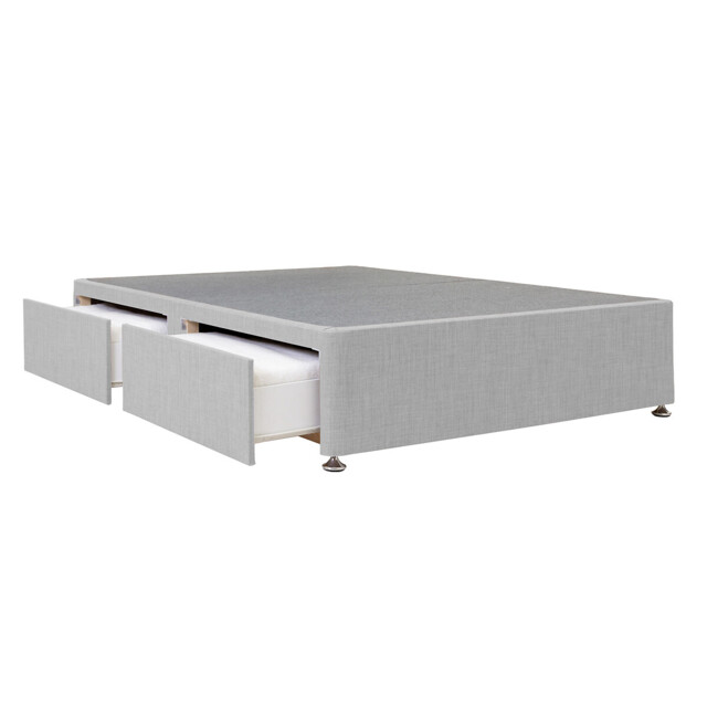 Universal Linen Look 4 Drawer Upholstered Divan Base by La Redoute ...