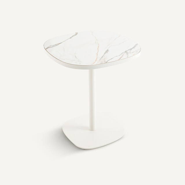 Lixfield White Ceramic Bistro Table by La Redoute | ufurnish.com
