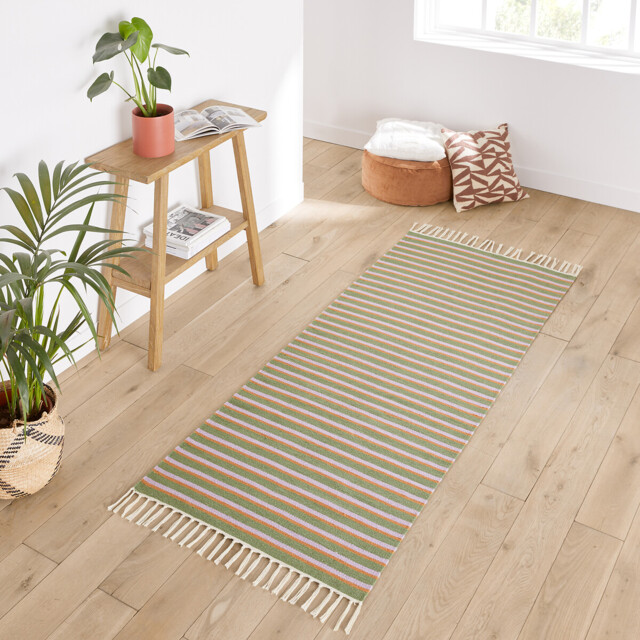 Darius Striped Indoor / Outdoor Corridor Rug by La Redoute | ufurnish.com