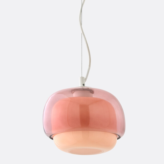 Kinoko 21.5cm Diameter Coloured Glass Ceiling Light by La Redoute ...