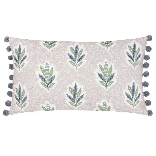 Sessile Leaf Ruffled Rectangular Feather Filled Cushion by La Redoute | ufurnish.com
