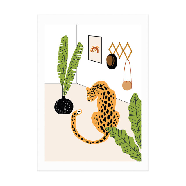 Cheetah House by Sundry Society Print by La Redoute | ufurnish.com