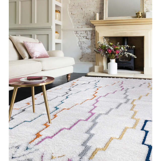 Trellis Shaggy Moroccan Rug by La Redoute | ufurnish.com