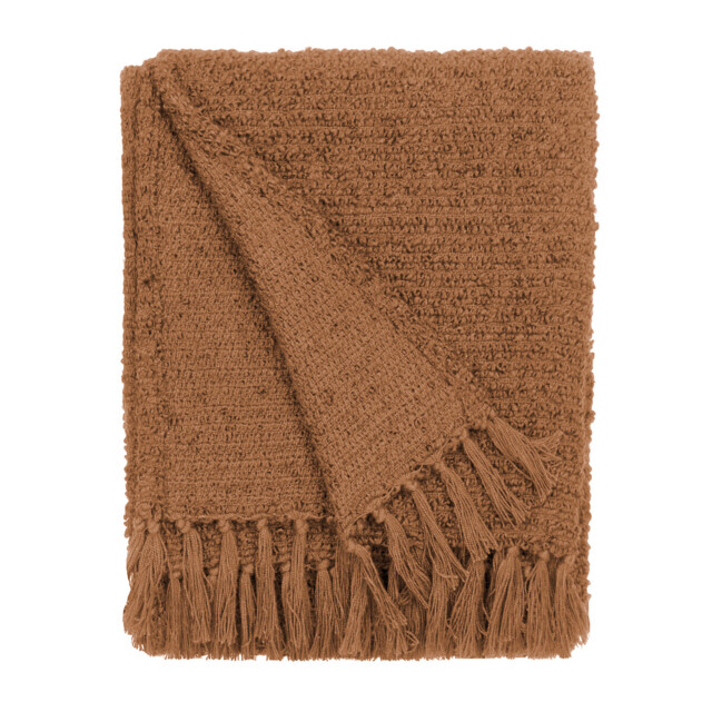 Candar Boucle Textured Throw by La Redoute | ufurnish.com