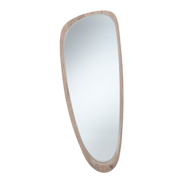 90cm Natural Wood Teardrop Shaped Mirror by La Redoute | ufurnish.com