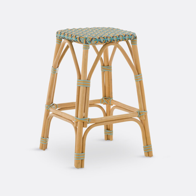 Musette 66cm High Rattan & Braiding Bar Stool by La Redoute | uFurnish.com